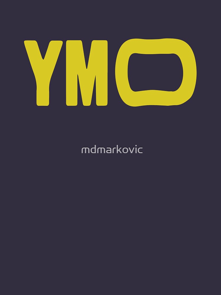 YMO Band T-Shirt, Camiseta Yellow Magic Orchestra Banda, YMO Banda ...