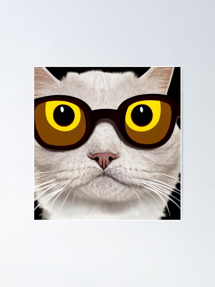 "Kool Kat" Poster for Sale by Expressed-Vibe | Redbubble