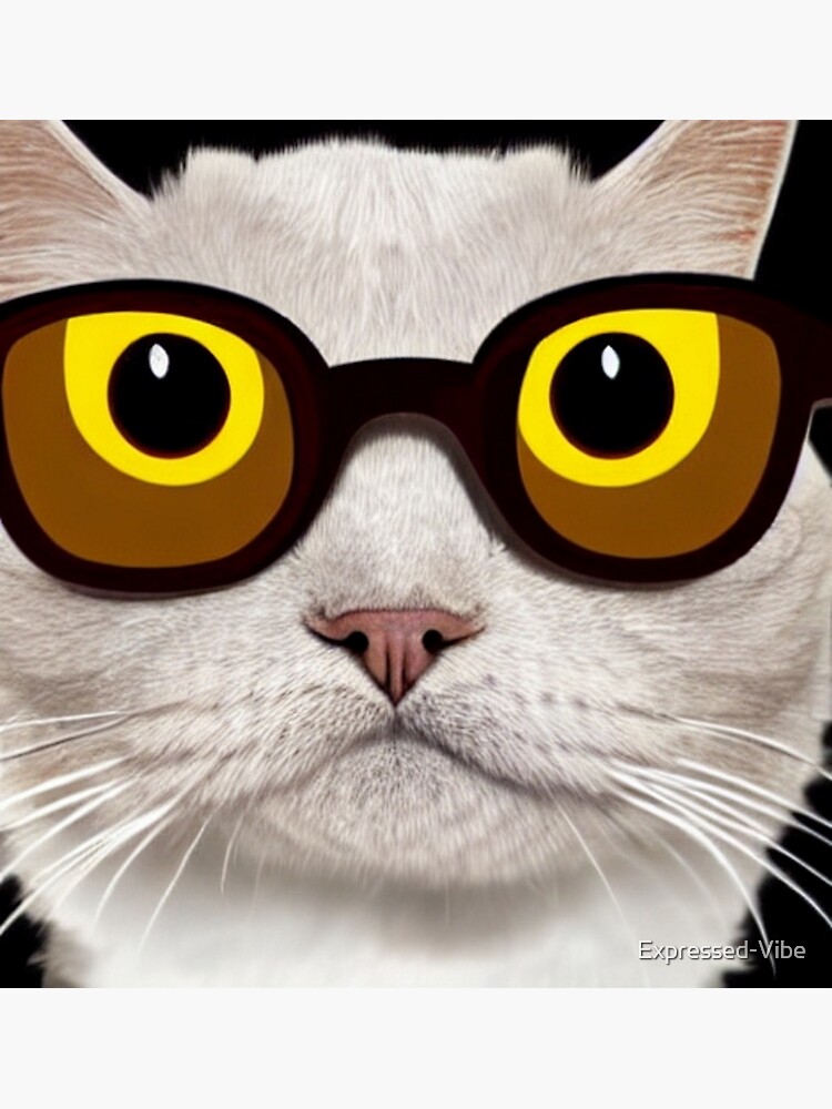 "Kool Kat" Sticker for Sale by Expressed-Vibe | Redbubble