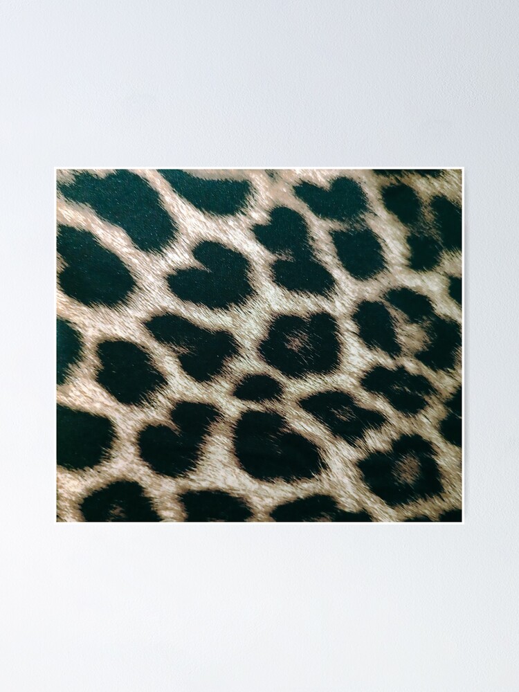 "Rosette spots on a leopard's fur" Poster for Sale by Thionas | Redbubble