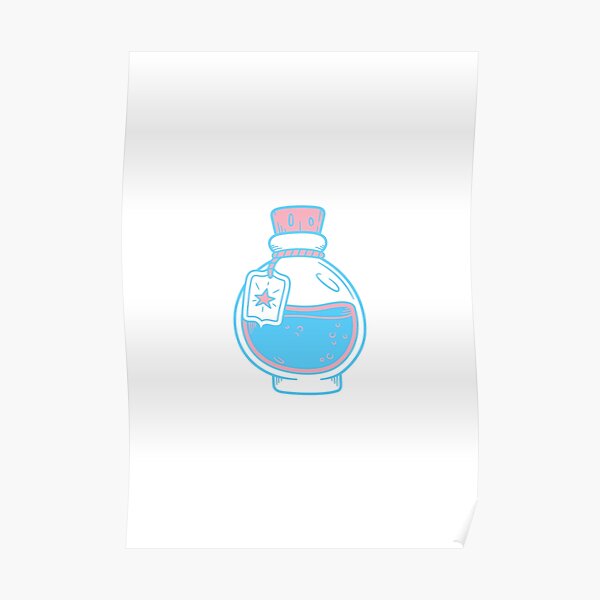 Trans Pride Potion Poster For Sale By Alluresdelights Redbubble