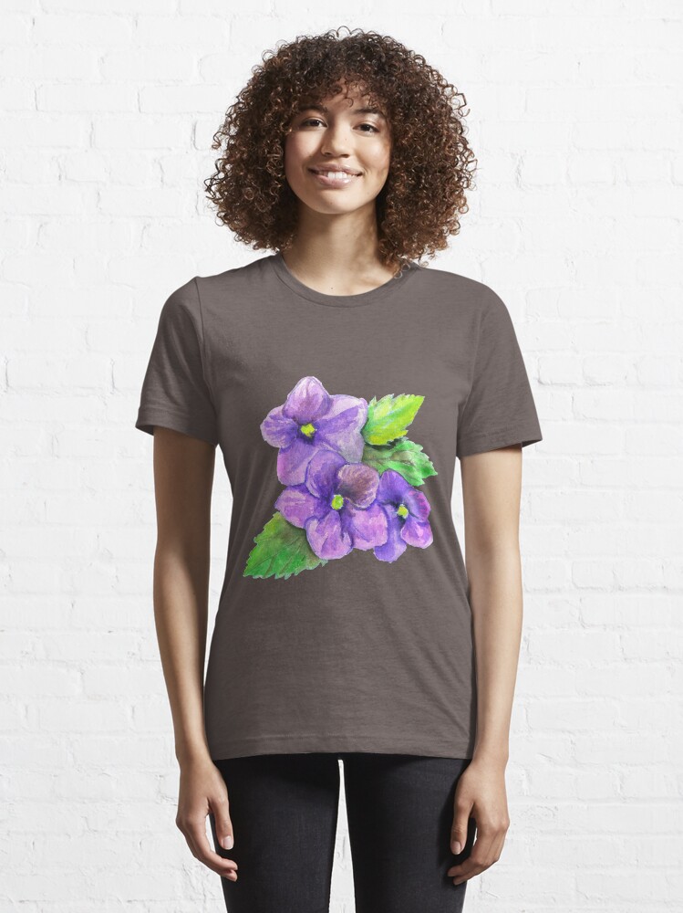"Three Violets" T-shirt for Sale by Sorazal | Redbubble | three t ...