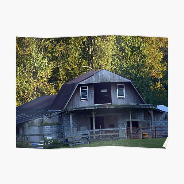 "Working Stable" Poster for Sale by kimbarose | Redbubble