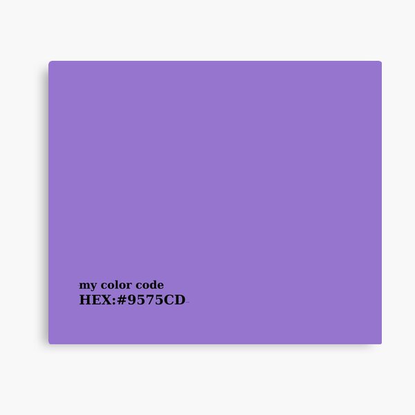 Solid Purple Color Code