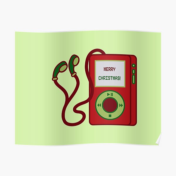 "8-Bit Christmas Music Player" Poster for Sale by jomosesart | Redbubble