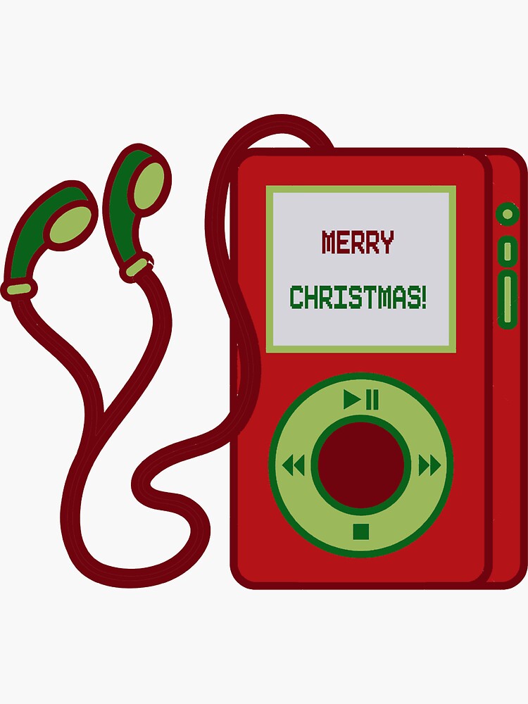 "8-Bit Christmas Music Player" Sticker for Sale by jomosesart | Redbubble