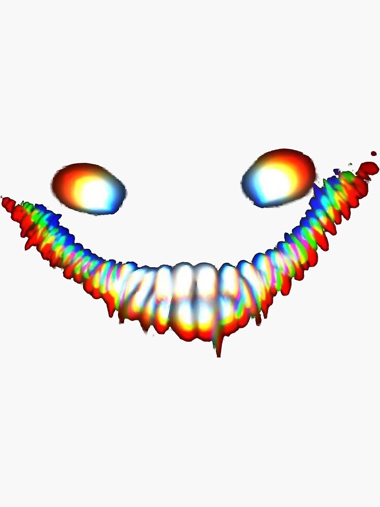 "The Smiler " Sticker for Sale by ExhaleYourPoem | Redbubble