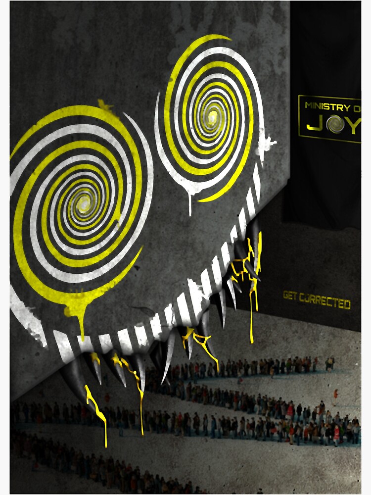 "The Smiler Alton Towers Ministry of joy have taken" Sticker for Sale ...