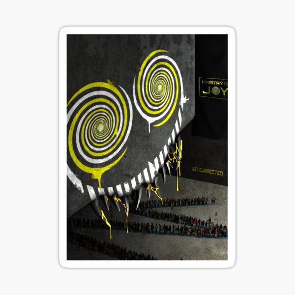 "The Smiler Alton Towers Ministry of joy have taken" Sticker for Sale ...