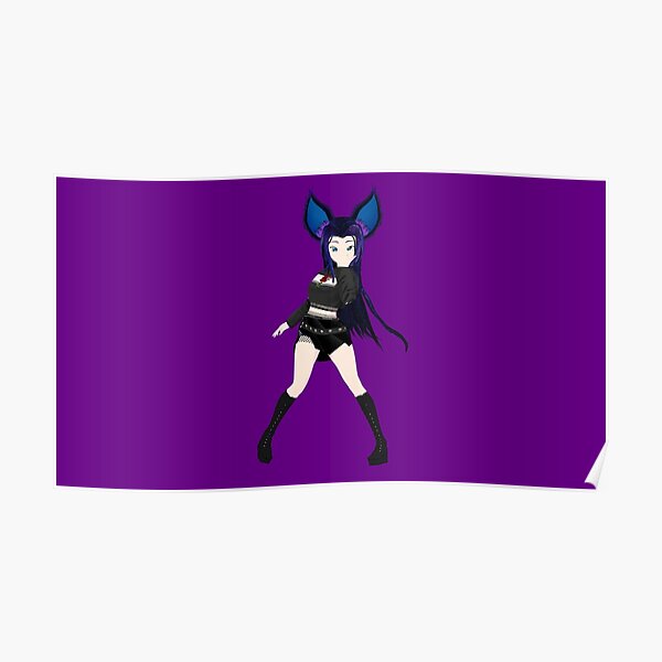Packwaifu E Girl Outfit Flair Pose Poster For Sale By Packwaifudesign Redbubble