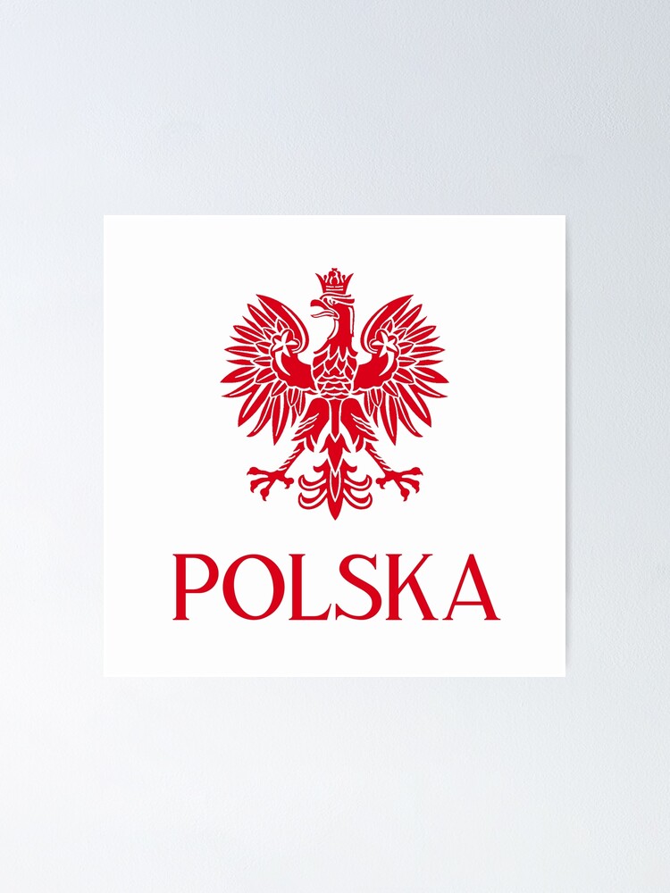 "Polska Red" Poster for Sale by VRedBaller | Redbubble