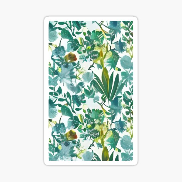 "Cute floral pattern thats pretty botanical print Boho Bohemian" Sticker for Sale by CattlettArt ...