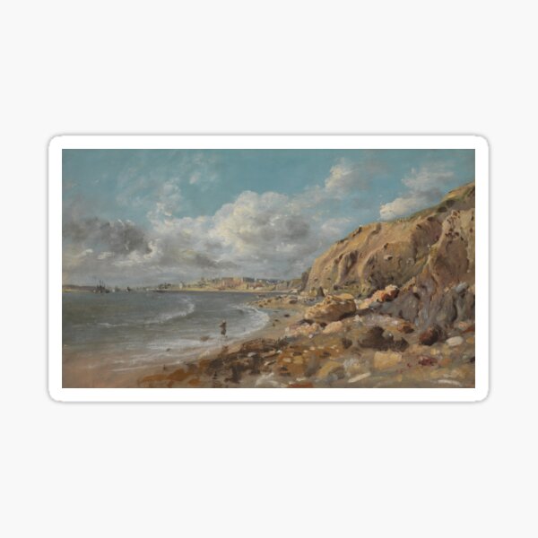 "Coast Scene by John Linnell [Remastered]" Sticker for Sale by ...