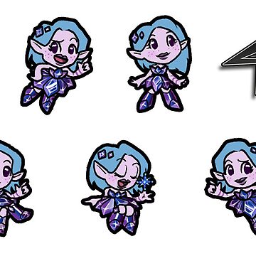 "Purple sticker set" Sticker for Sale by FourHitCombo | Redbubble