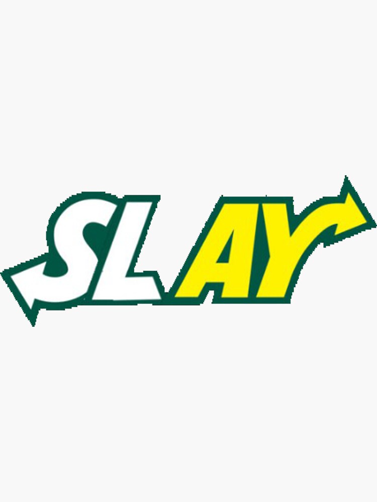 "SLAY PRIDE" Sticker for Sale by jimmyhopkinse | Redbubble