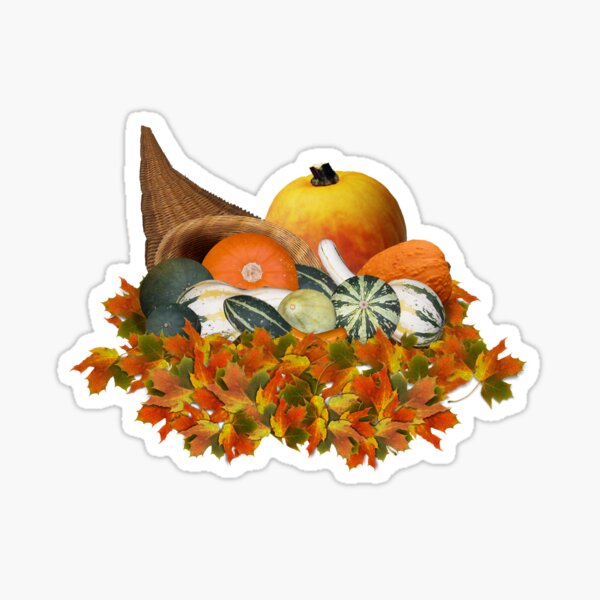 "Autumn Cornucopia" Sticker for Sale by Gravityx9 | Redbubble
