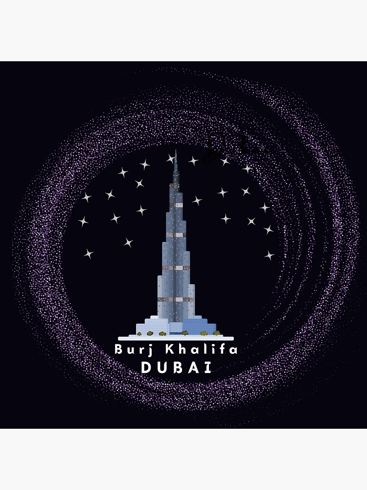 "Burj Khalifa Dubai" Sticker for Sale by irishgrace | Redbubble