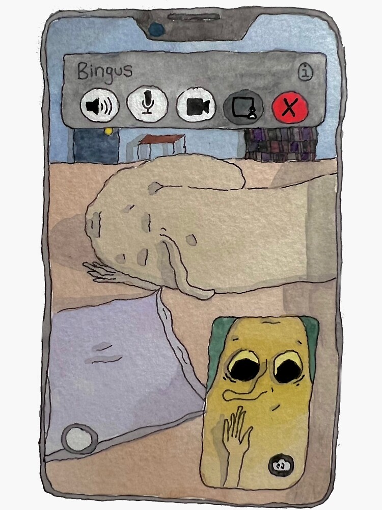 "Late Night Talking" Sticker for Sale by nchiles4 | Redbubble