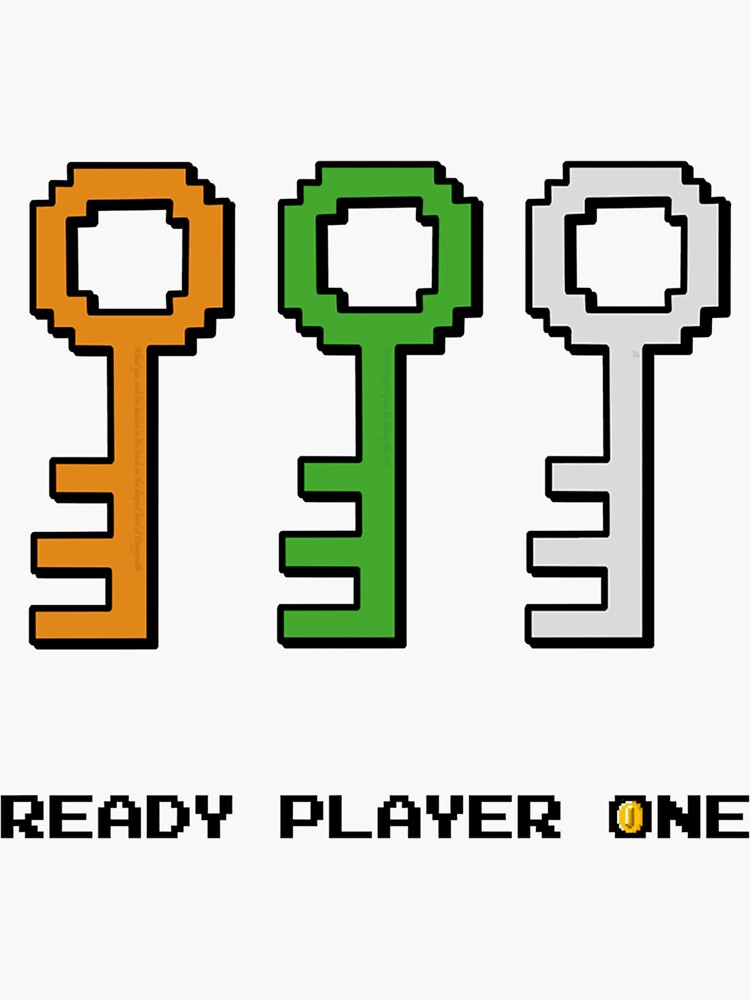 "keys 8 bit Classic Art" Sticker for Sale by Emile460923 | Redbubble