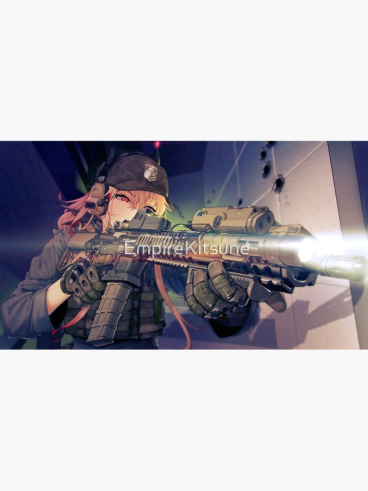 "M4 Anime Girl #7" Poster for Sale by EmpireKitsune | Redbubble