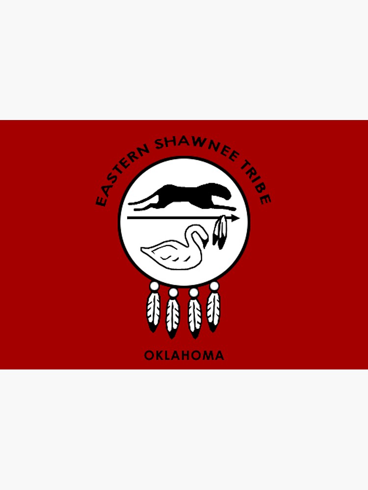 "Eastern Shawnee Tribe Flag" Sticker for Sale by artyflyers | Redbubble