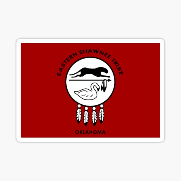 "Eastern Shawnee Tribe Flag" Sticker for Sale by artyflyers | Redbubble