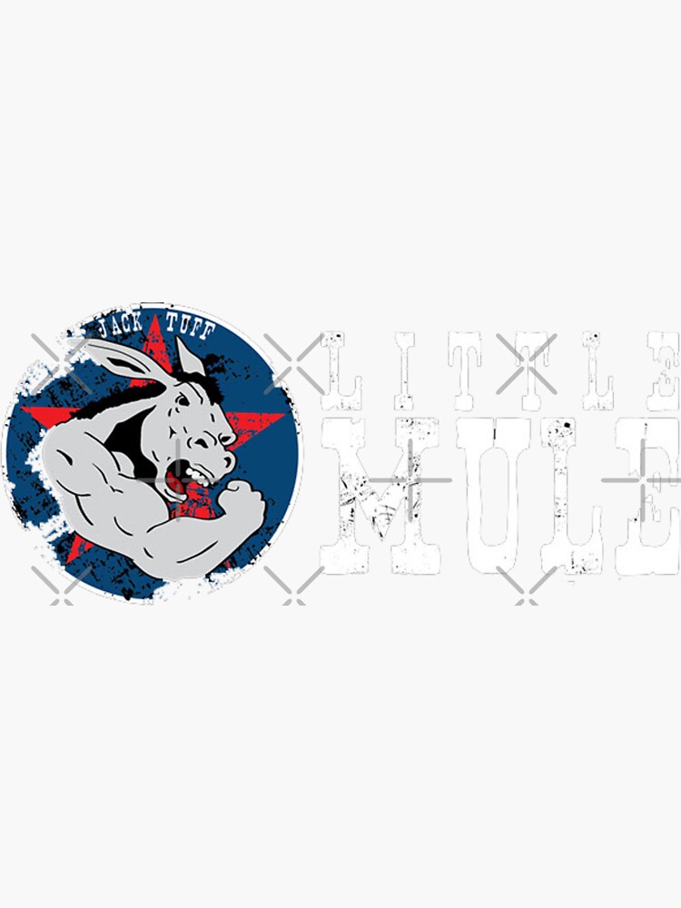 "Retro Little Mule Car Service" Sticker for Sale by DLutfy | Redbubble