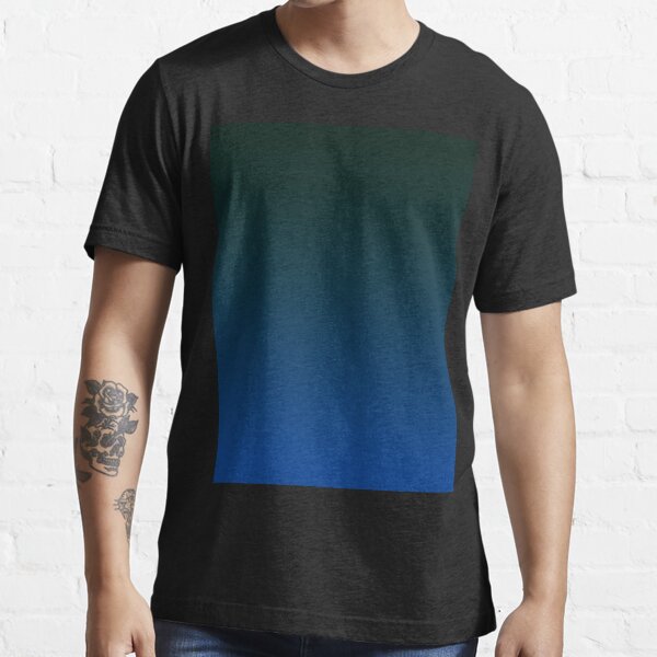 "Black and Blue Gradient" T-shirt for Sale by JGVentures | Redbubble ...
