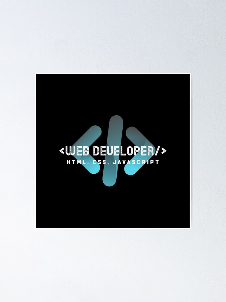 "Web Developer Typography (HTML, CSS, JavaScript) (Sky Blue Crayola ...