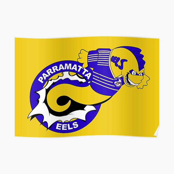 "Parramatta Eels" Poster for Sale by Retro-Footy | Redbubble