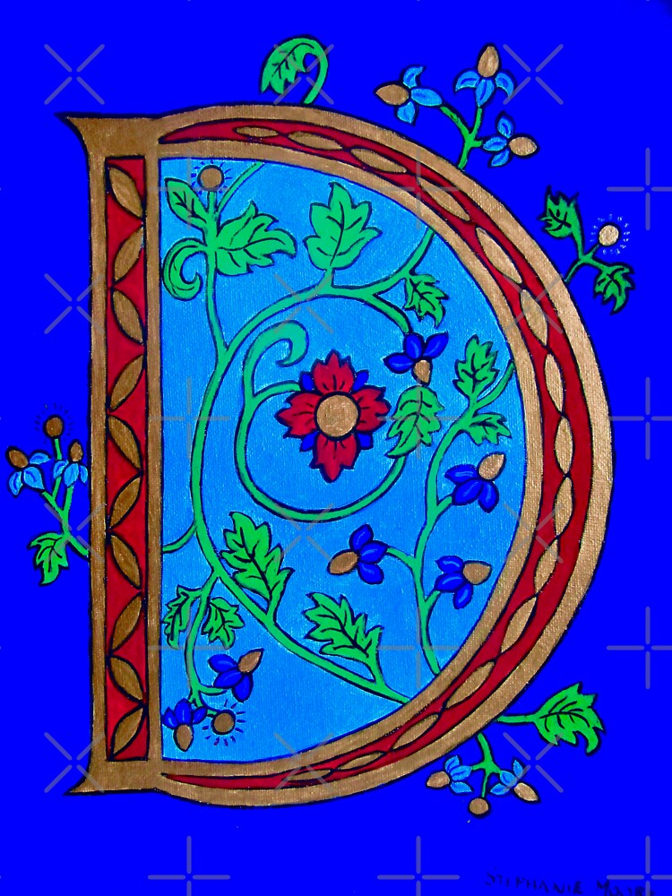 "Medieval Letter "D"" Sticker for Sale by Shulie1 | Redbubble