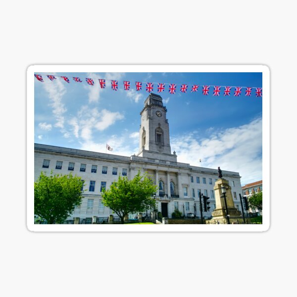 "Barnsley Town Hall" Sticker for Sale by Alisonchambers2 | Redbubble