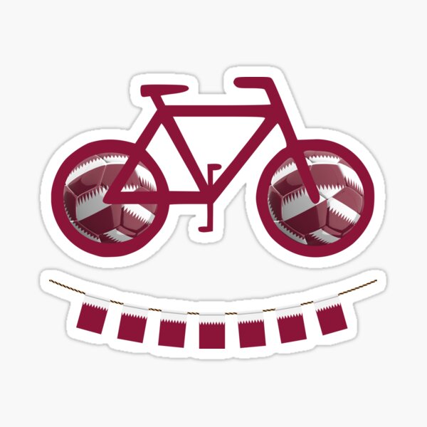 "Bicycle Qatar Football World Club - Smiling" Sticker for Sale by LTM ...