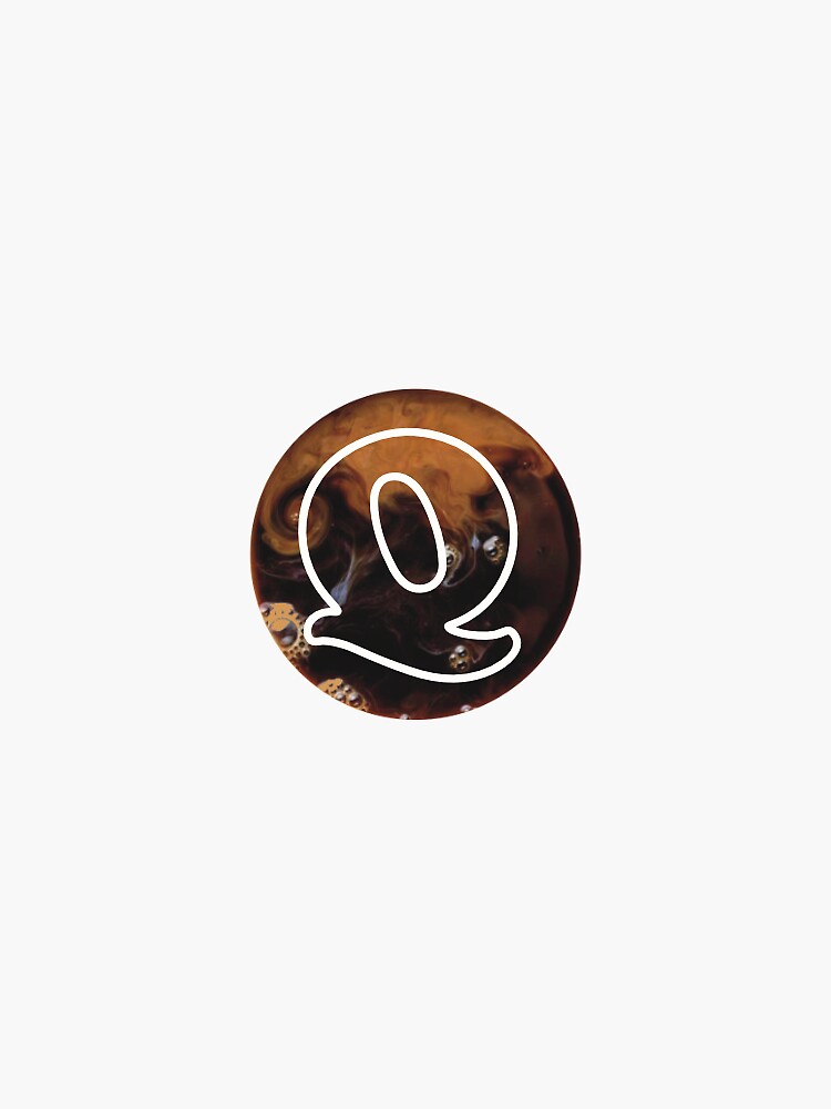 "Letter Q in Espresso PopSocket" Sticker for Sale by Zephyr-Studio ...