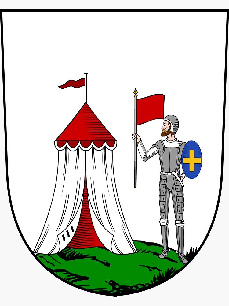 "Banderet" Sticker for Sale by HaroldHeraldry | Redbubble