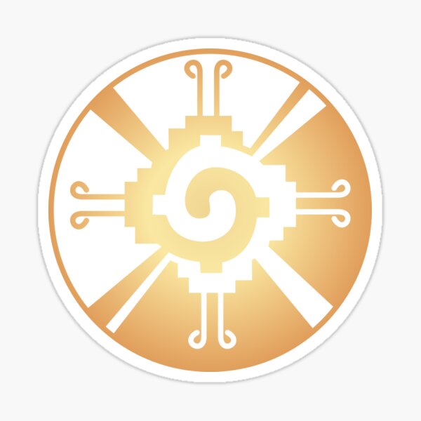"Galactic Butterfly Hunab Ku - aztec symbol" Sticker for Sale by ...