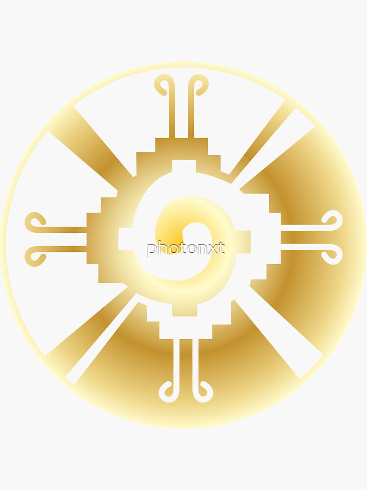 "Galactic Butterfly Hunab Ku - aztec symbol" Sticker for Sale by ...