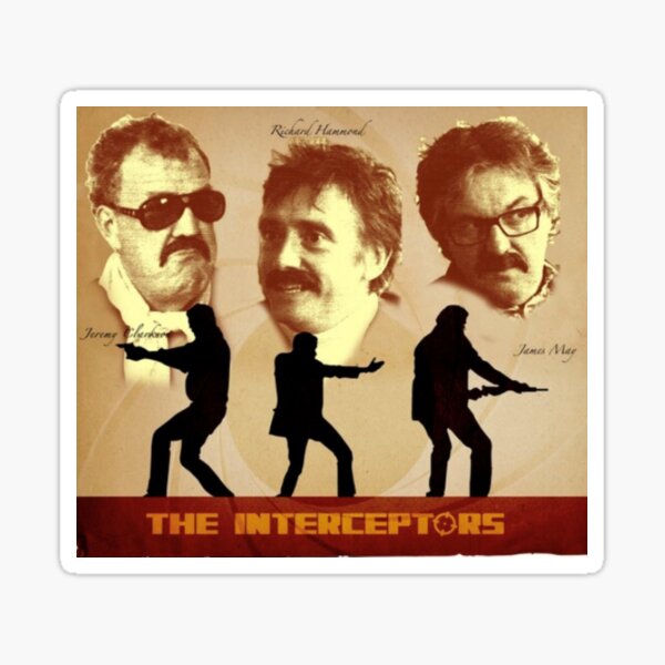 "The interceptors merchandise" Sticker for Sale by TheGrandTour02 ...