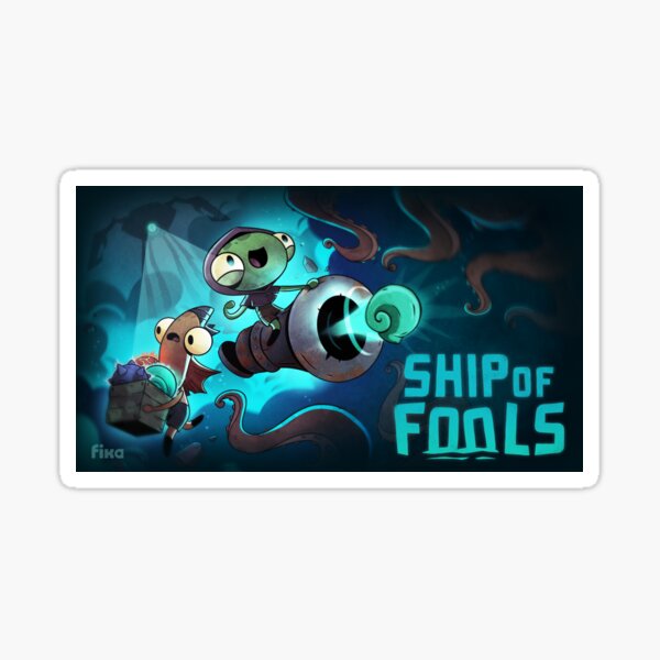 "Ship of Fools" Sticker for Sale by jukituo | Redbubble