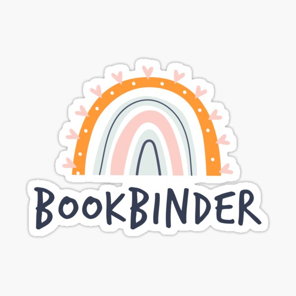 "Cutest Bookbinder Bookbinding" Sticker for Sale by NestaReign | Redbubble