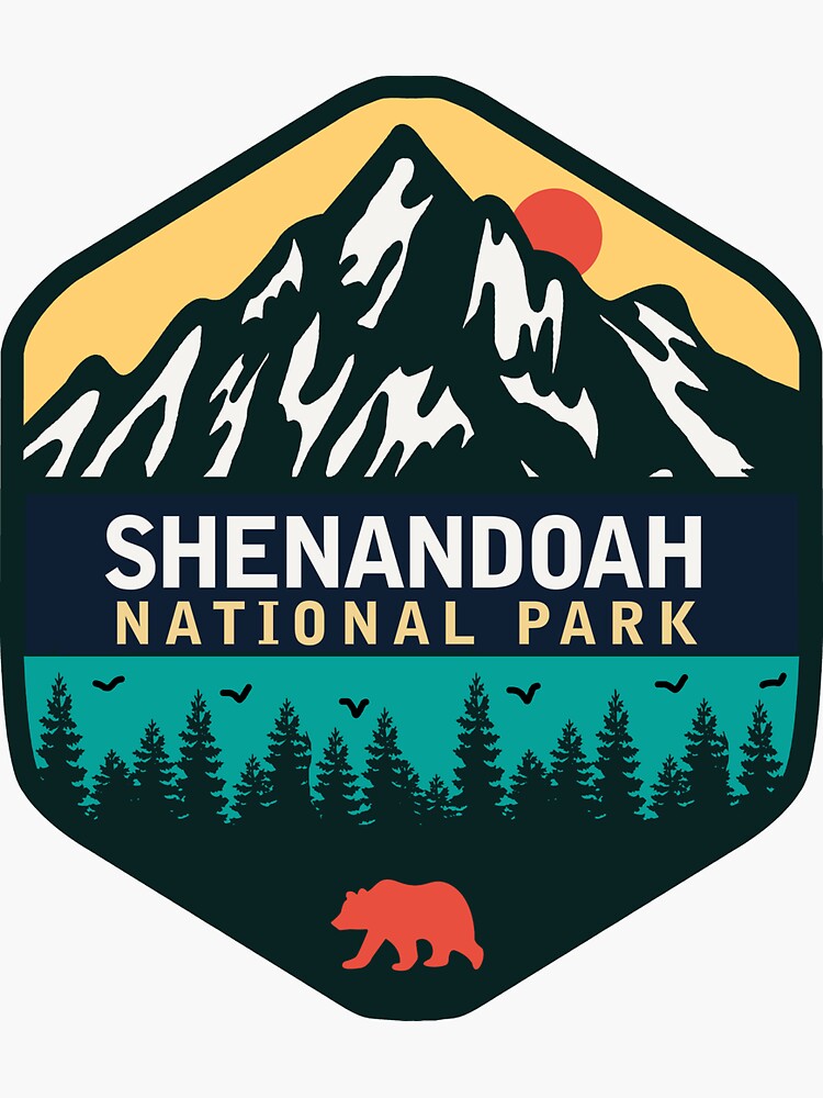 "Shenandoah national park" Sticker for Sale by Cool-Craze | Redbubble