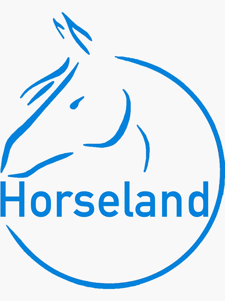 "Horseland" Sticker for Sale by DogBoss01 | Redbubble