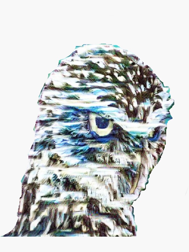 "Turning head eagle cat" Sticker for Sale by sunrise687 | Redbubble