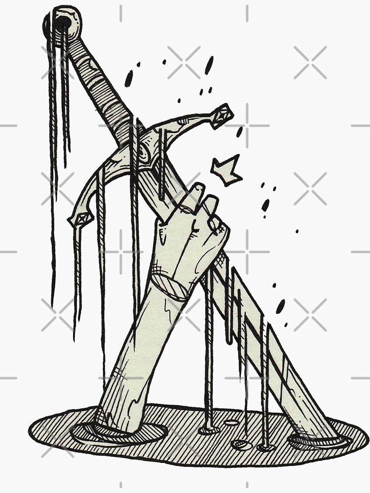 "Sword." Sticker by joreeman | Redbubble