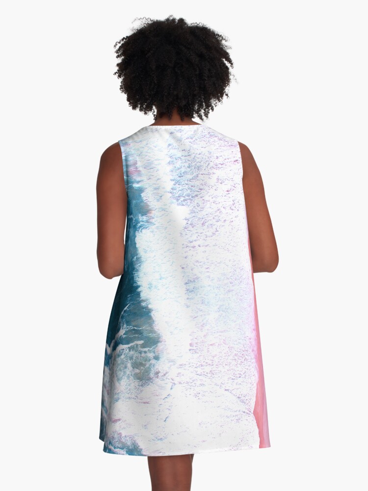 "Aerial Beach, Ocean Waves" A-Line Dress for Sale by PrintsProject ...
