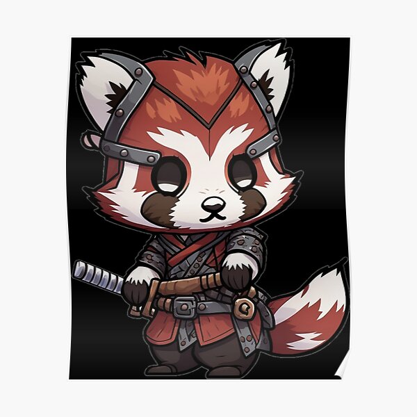 "Chibi Red Panda D&D Bloodhunter class | DnD animal classes collection ...