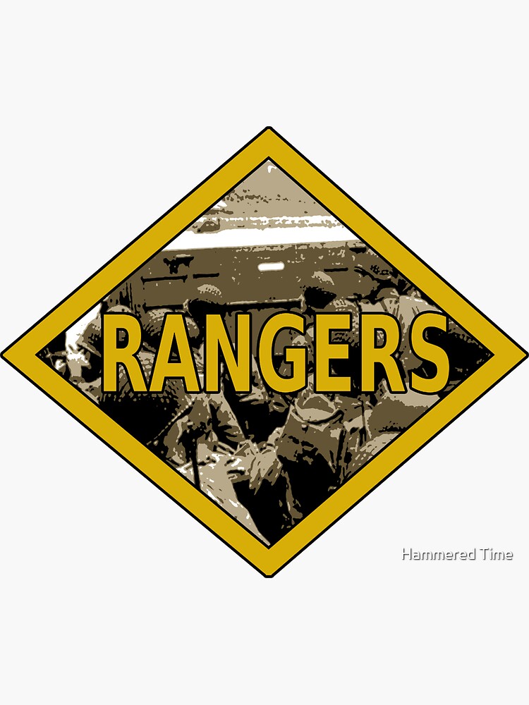 "5th Rangers patch D-Day old photo" Sticker for Sale by burntwolf27 ...