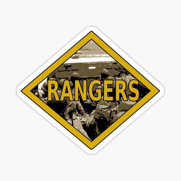 "5th Rangers patch D-Day old photo" Sticker for Sale by burntwolf27 ...