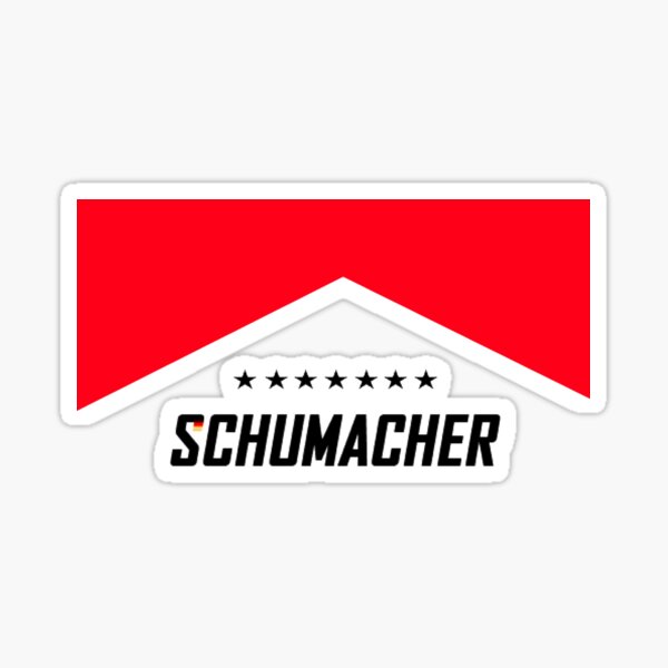 "Michael Schumacher Legend " Sticker for Sale by Rflectionart | Redbubble
