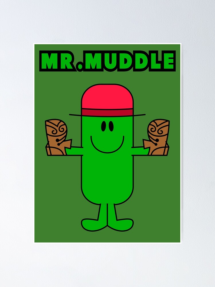 "mr. muddle little miss and mr.men" Poster for Sale by kaandalf | Redbubble